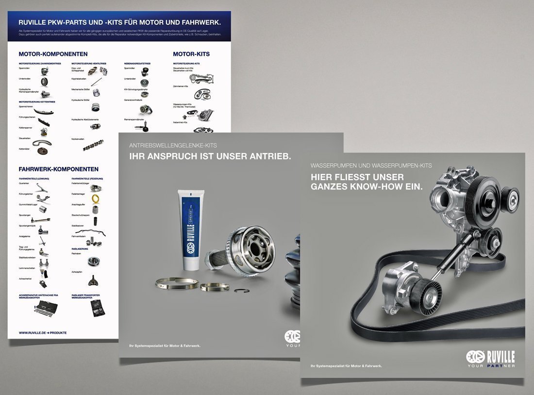 Infos über Motor- und Fahrwerksprodukte von Ruville zum Download ...