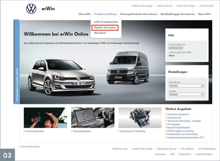 VW-Servicehistorie digital pflegen - Anleitung - Krafthand