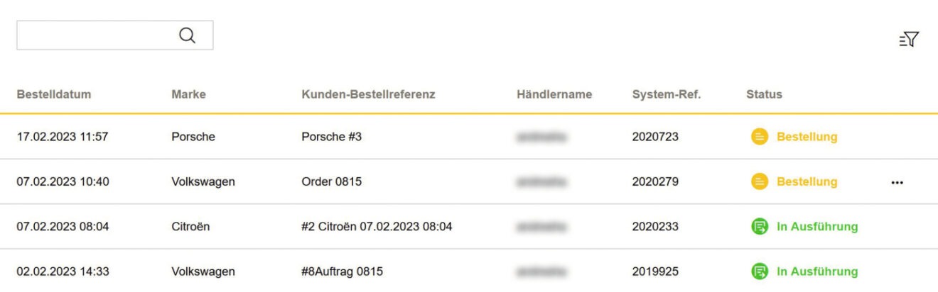 Optimierte Suche und Bestellung von Originalteilen - Krafthand