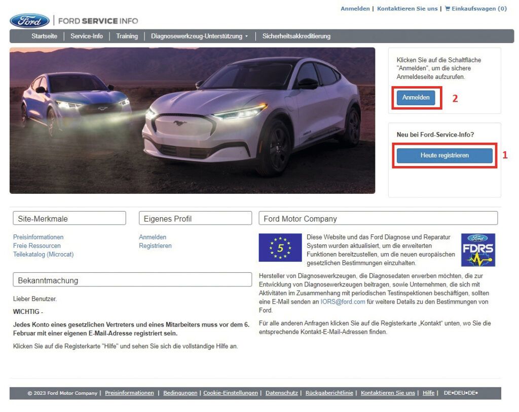 Ford-Servicehistorie digital bearbeiten und pflegen - Krafthand