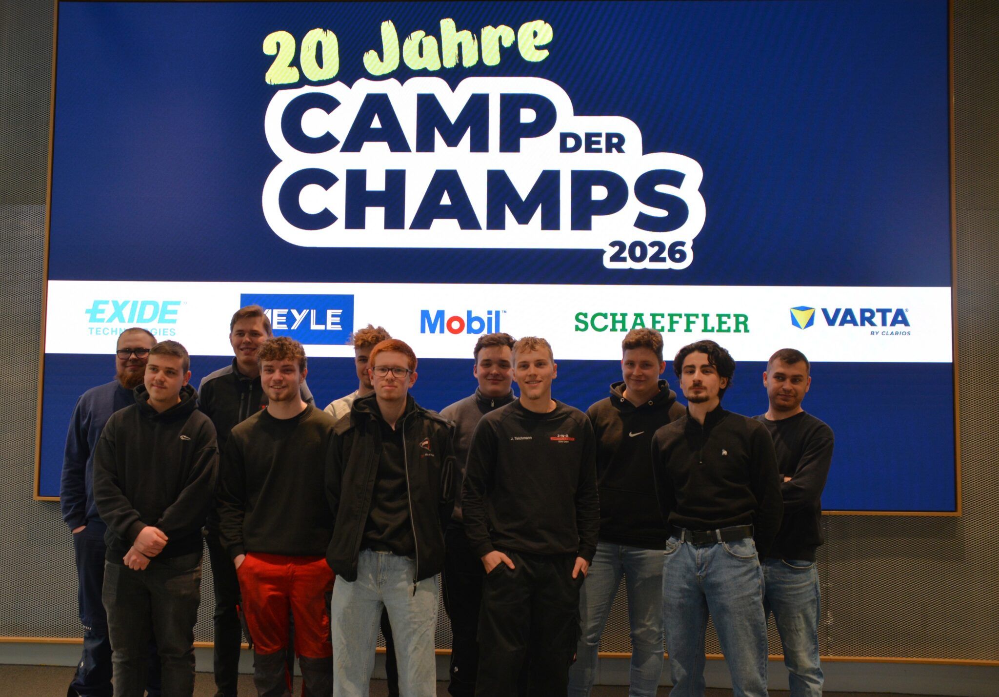 Erfolgreicher Start des 20. Camp der Champs - Krafthand